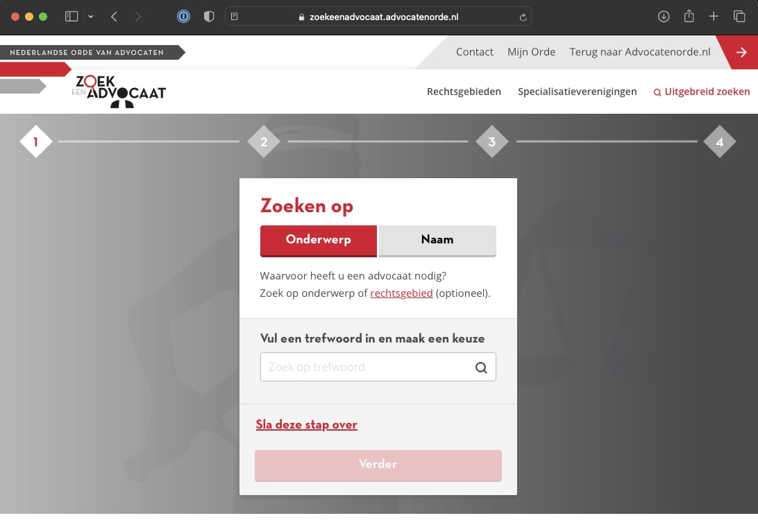 How to Use the Official Lawyer Database of the Dutch Bar Association to ...